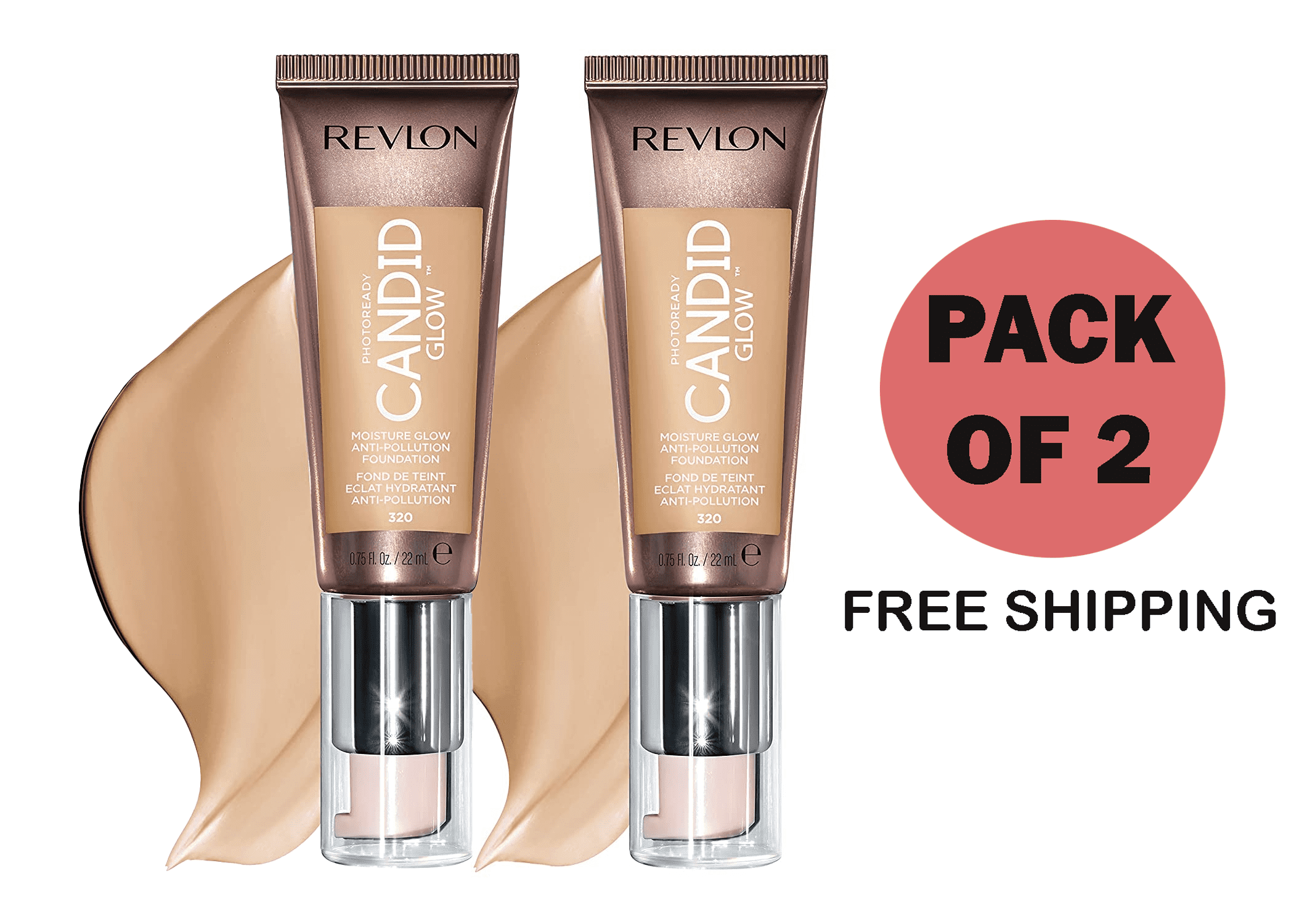 REVLON PHOTOREADY CANDID GLOW MOISTURE GLOW ANTI-POLLUTION FOUNDATION ...