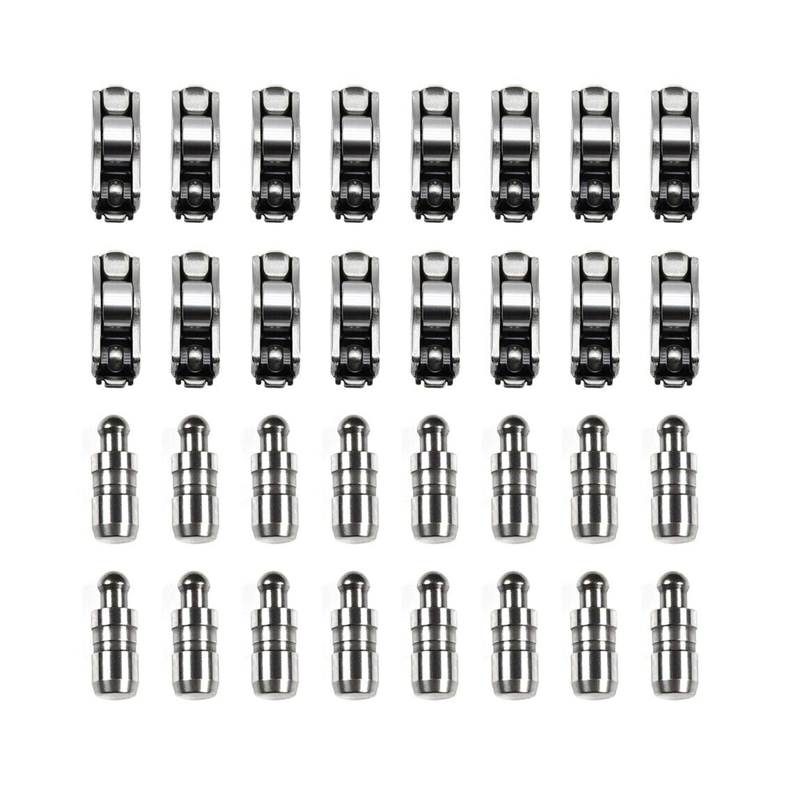 REVO 16pc Rocker Arms 059109417A w 16pc Valve lifters 03L109521A Kit ...