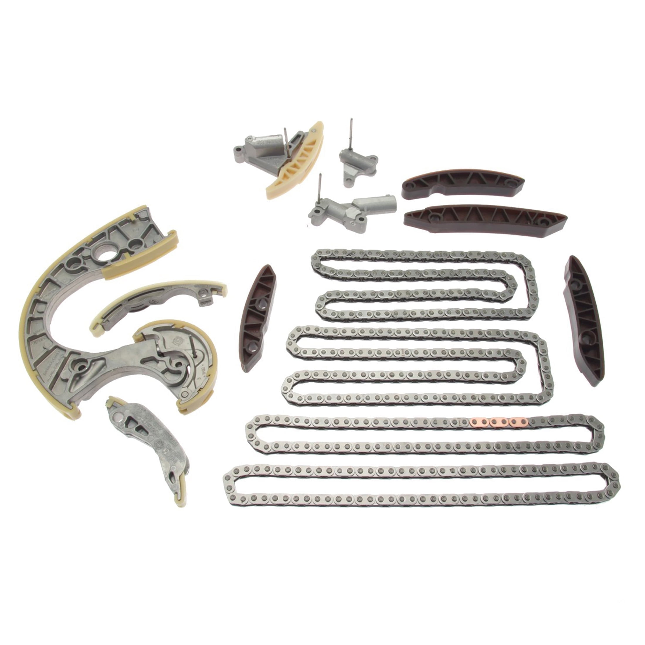 REVO Timing Chain Kit Chain Tensioner Rail 14pcs for 2004-2009 Audi B6 ...