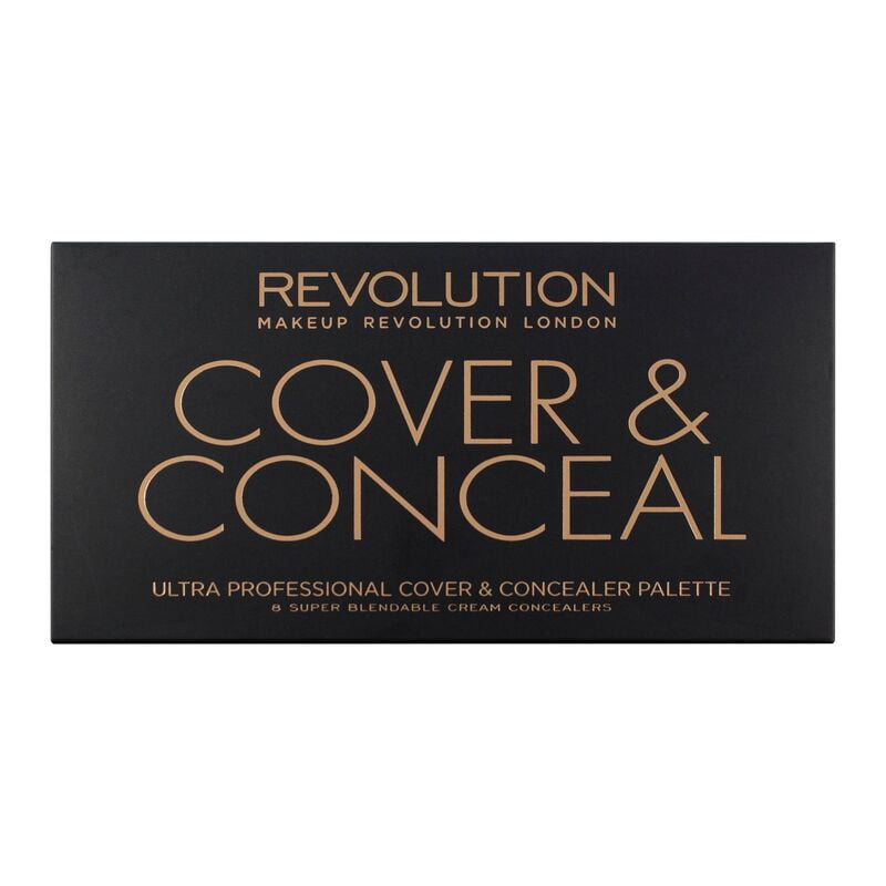 Revolution Cover & Conceal - Concealer Palette MEDIUM DARK - Multiple ...