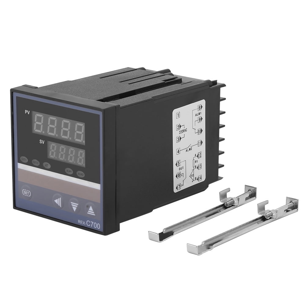 REX-C700 0-400℃ Digital PID Temperature Controller Thermocouple Input ...