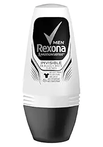 REXONA MEN MotionSense INVISIBLE BLACK + WHITE 48h ANTI-PERSPIRANT ROLL ...