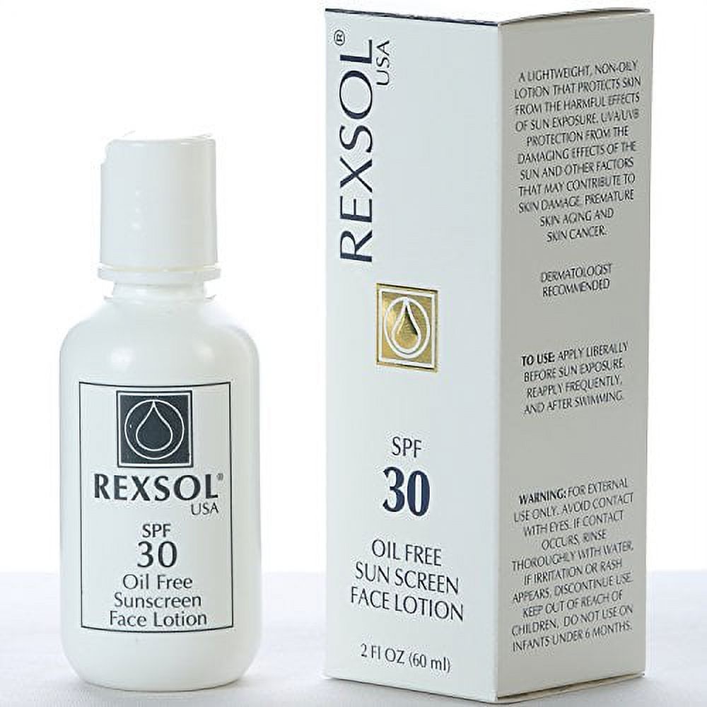 REXSOL SPF 30 Oil Free Sunscreen Face Lotion | With Vitamin C, Vitamin ...