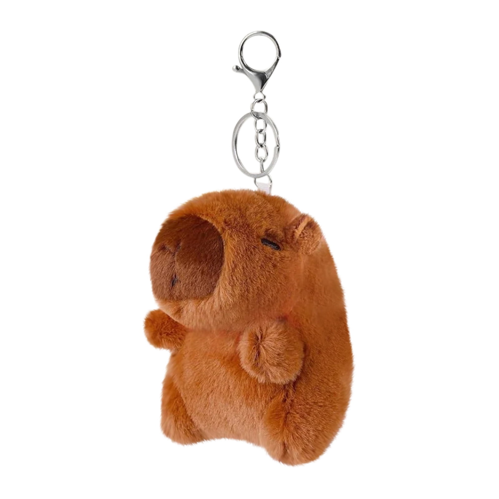 REYAPlay Adorable Capybara Plush Keychain, Soft Stuffed Animal Key ...