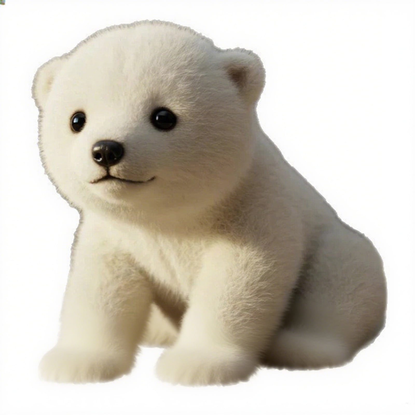 REYAPlay The Polar Pal Adorable Plush Polar Bear Toy, Soft Stuffed ...