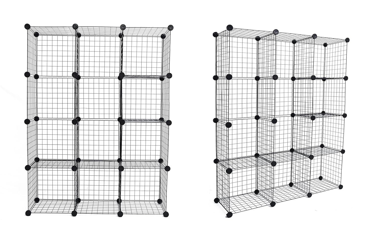 REYNISH Self Assembling Metal Wire Cube Storage Shelf Organizer Shelves ...