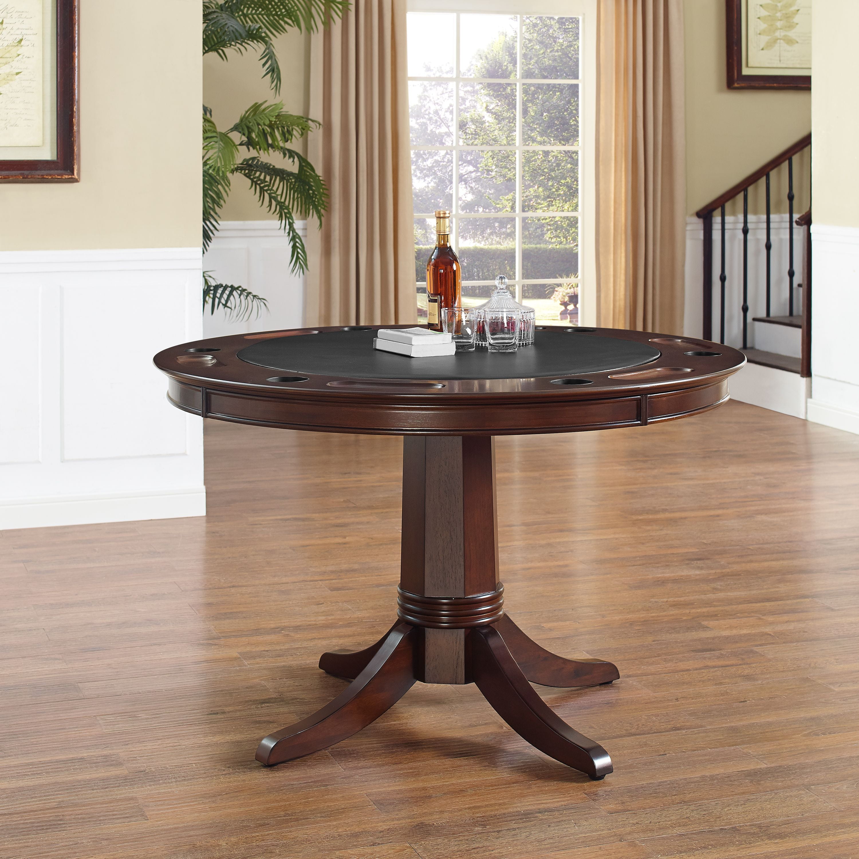 REYNOLDS GAME TABLE IN RUSTIC MAHOGANY - Walmart.com