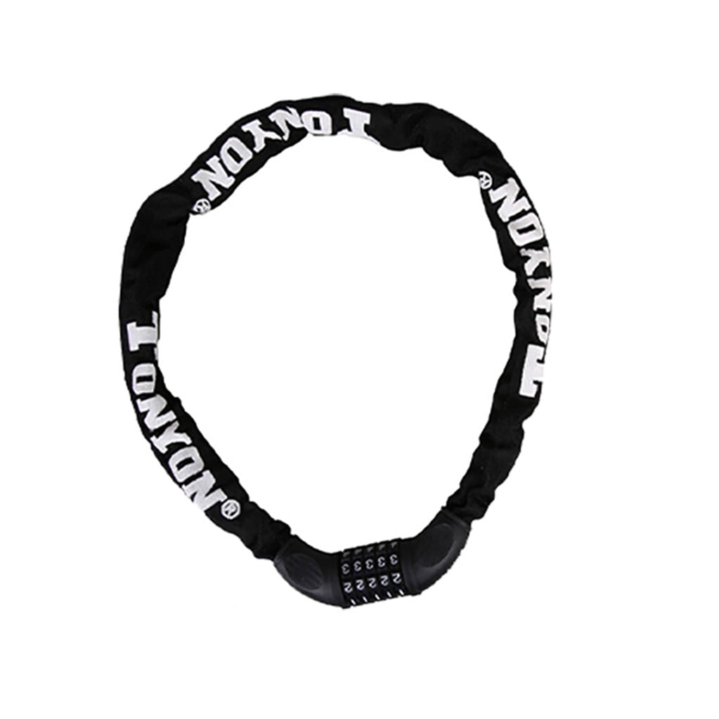 REYYOISKA Ut800 Bike Chain Lock Coiling 5-Digit Combination Lock for ...