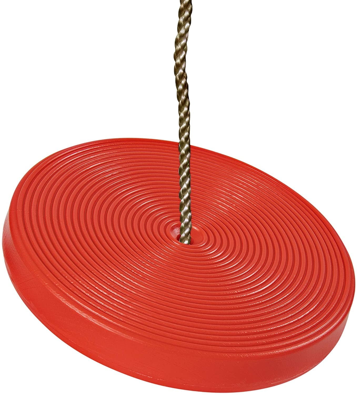 REZNOR Plastic Round Seat Hanging Adjustable Rope Disc Swing Kids ...