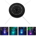 REZUOFI 1 Pcs Solar Birdbath Fountain Pump with RGB Lights, Automatic ...