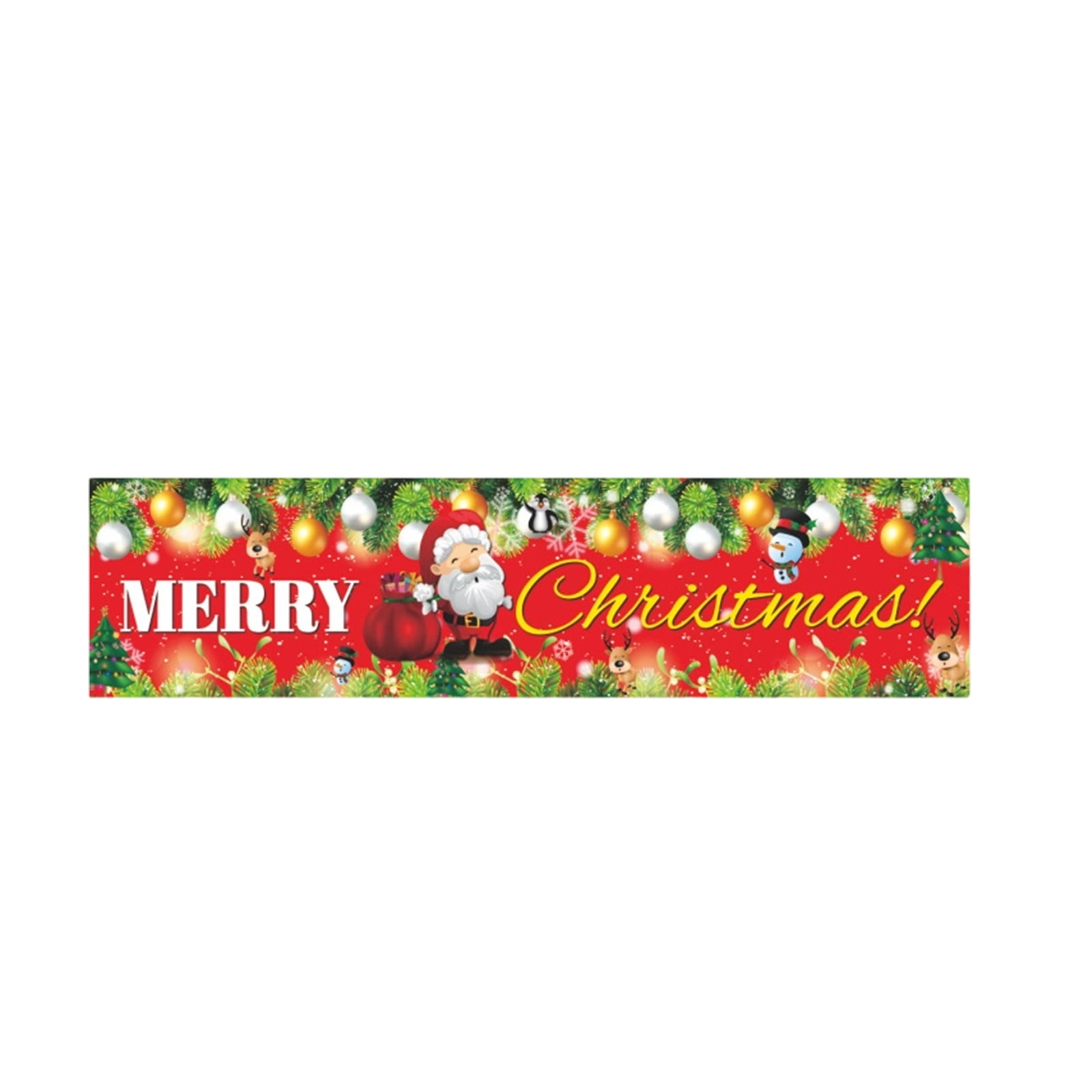 REZUOFI 2 Pcs Large Christmas Banners, Festive Outdoor Yard Decor ...