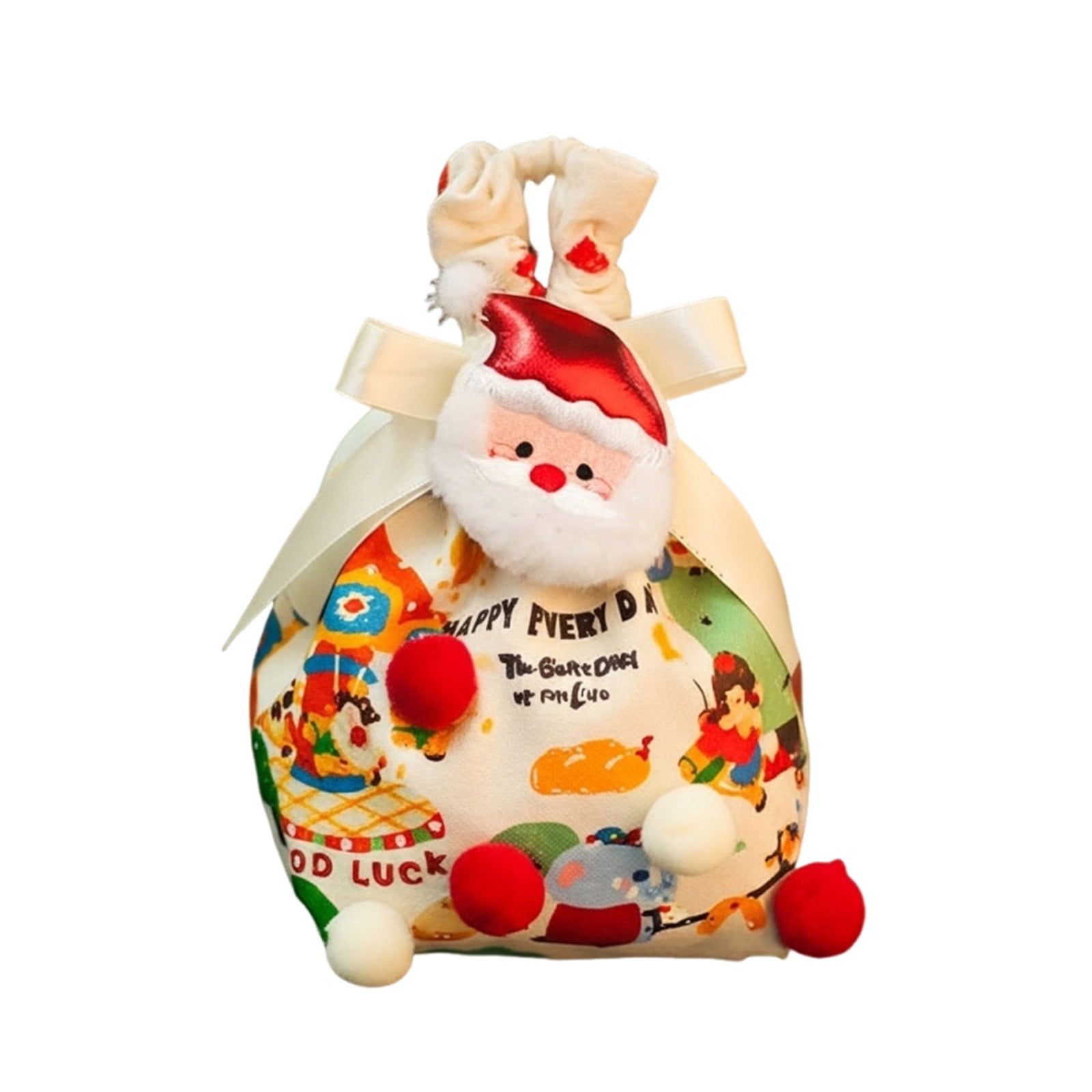 REZUOFI 3 Pcs Christmas Gift Bags, Festive Santa Tree Reindeer Design ...