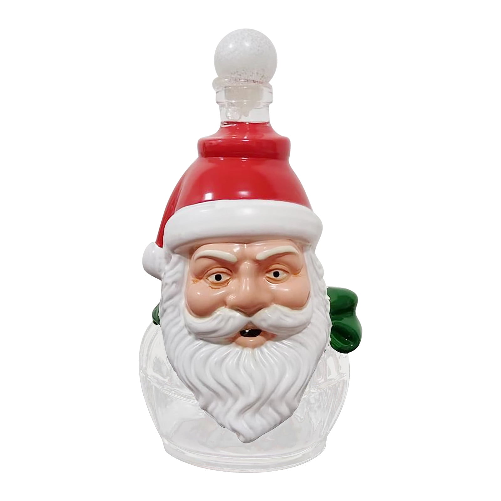 REZUOFI 3 Pcs Santa Claus Style Glass Wine Decanter Special Shaped ...