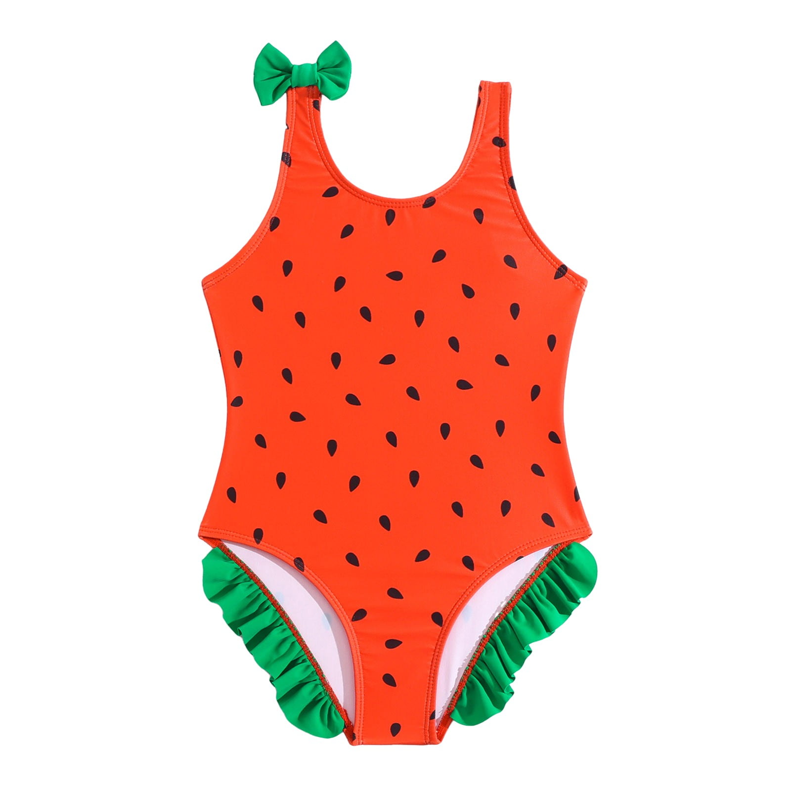 REgarm Toddler Girl One Piece Swimsuit Ruffled Watermelon Girls ...