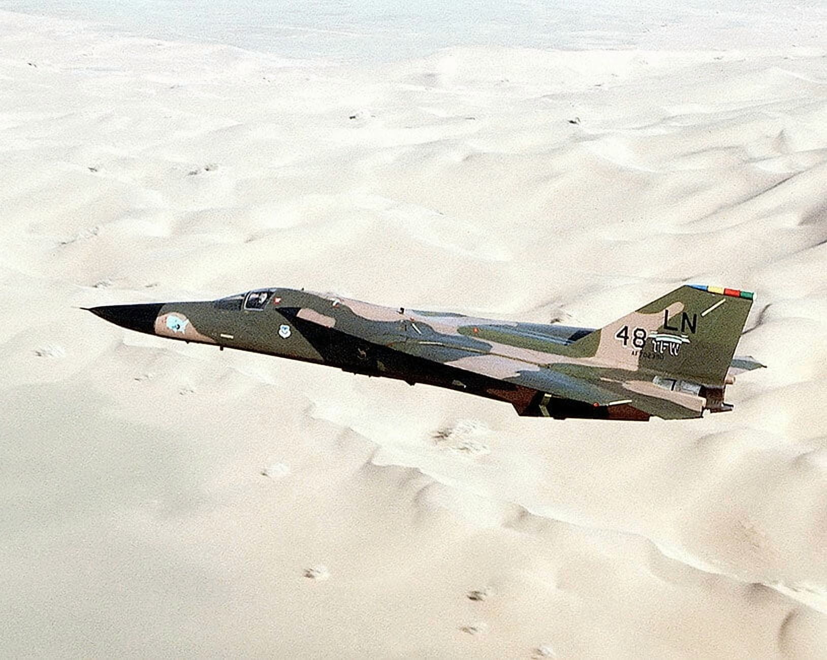 RF-111F / F-111 Raven Aircraft Operation Desert Storm - 24x36 Inch ...