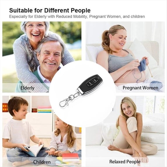 RF 433MHz Wireless Remote Control Switch for 220V 30A Relay Lighting ...