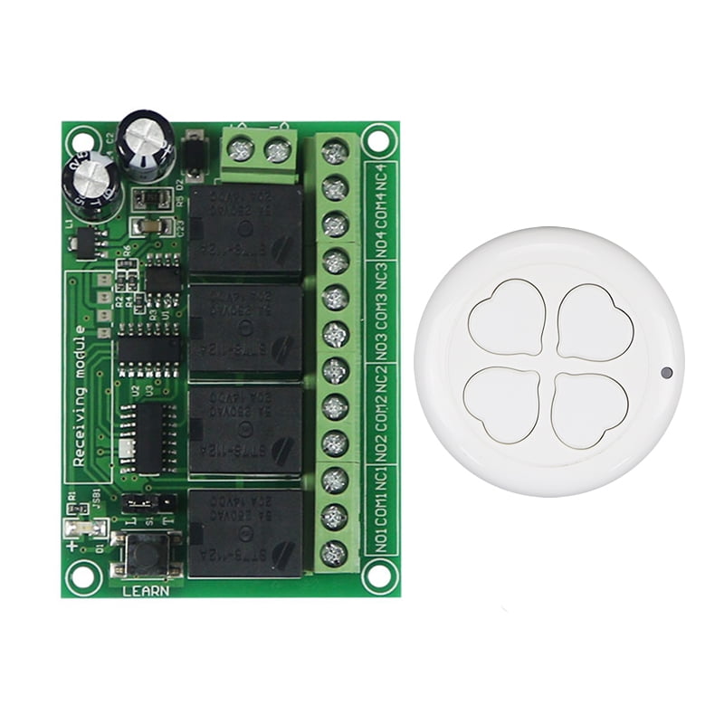 RF 4CH DC 433MHZ RF Controller Remote Control Transmitters and ...