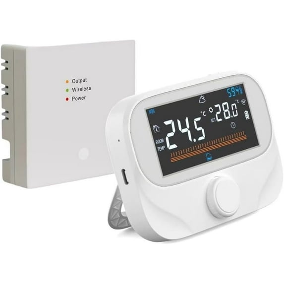 RF Boiler Thermostat for Tuya Smart App Wireless Programmable Room ...