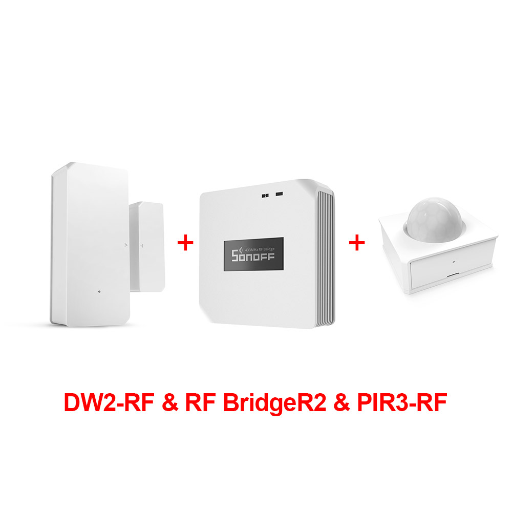 RF Bridge R2 433MHz Gateway DW2 PIR3 Door Window Motion Sensor Voice ...