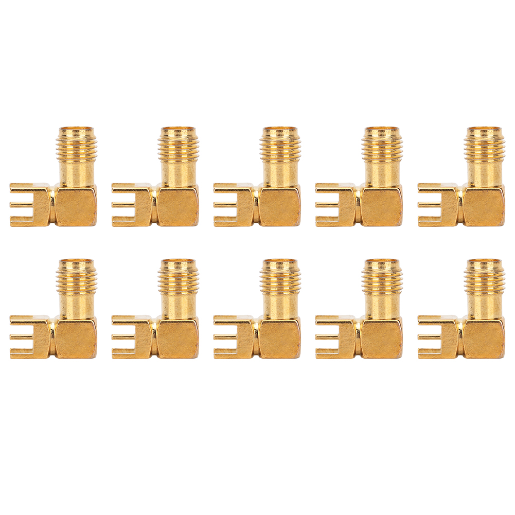 RF Coaxial SMD for Board Mounting 50 Ohm SMA-KWE Female PCB Connectors, 10-Pack - Walmart.com