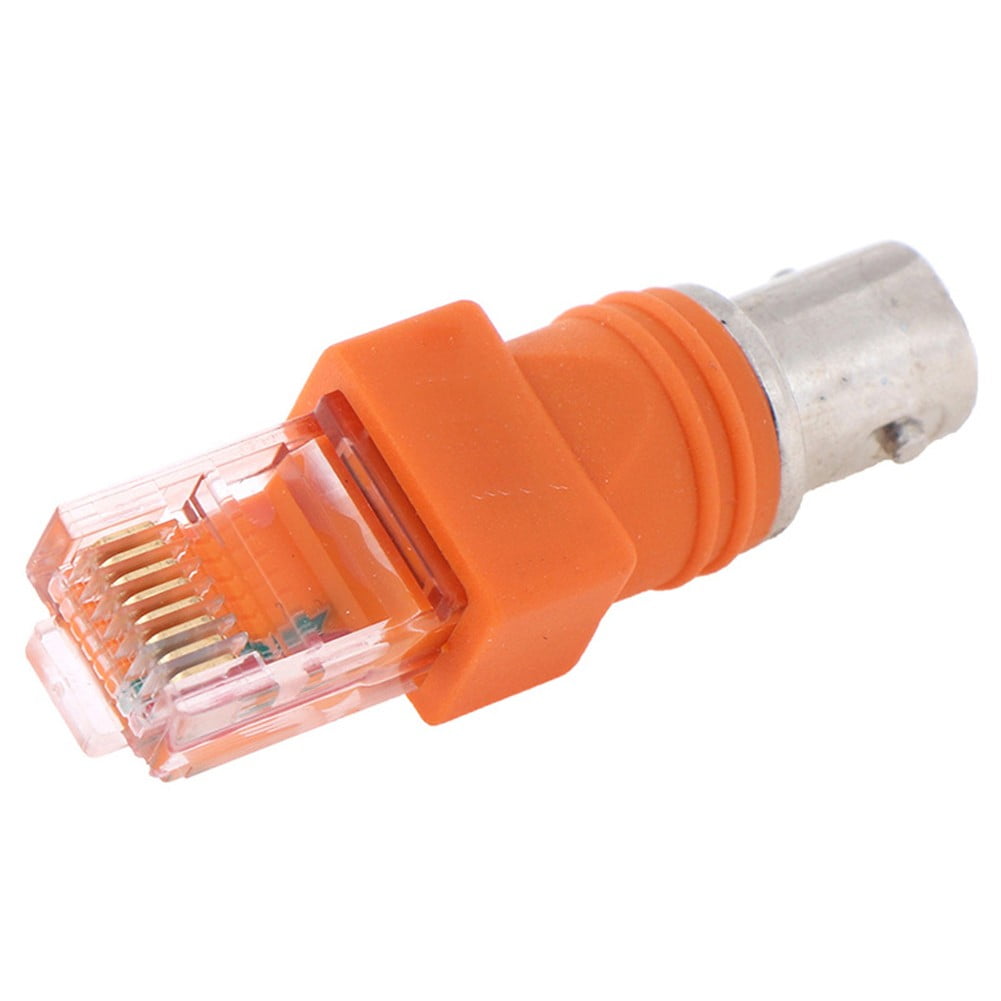 Rf Female To Rj 45 Male Coaxial Coupler Adapter Rj 45 To Rf Connector Bnc-Rj45 - Walmart.com