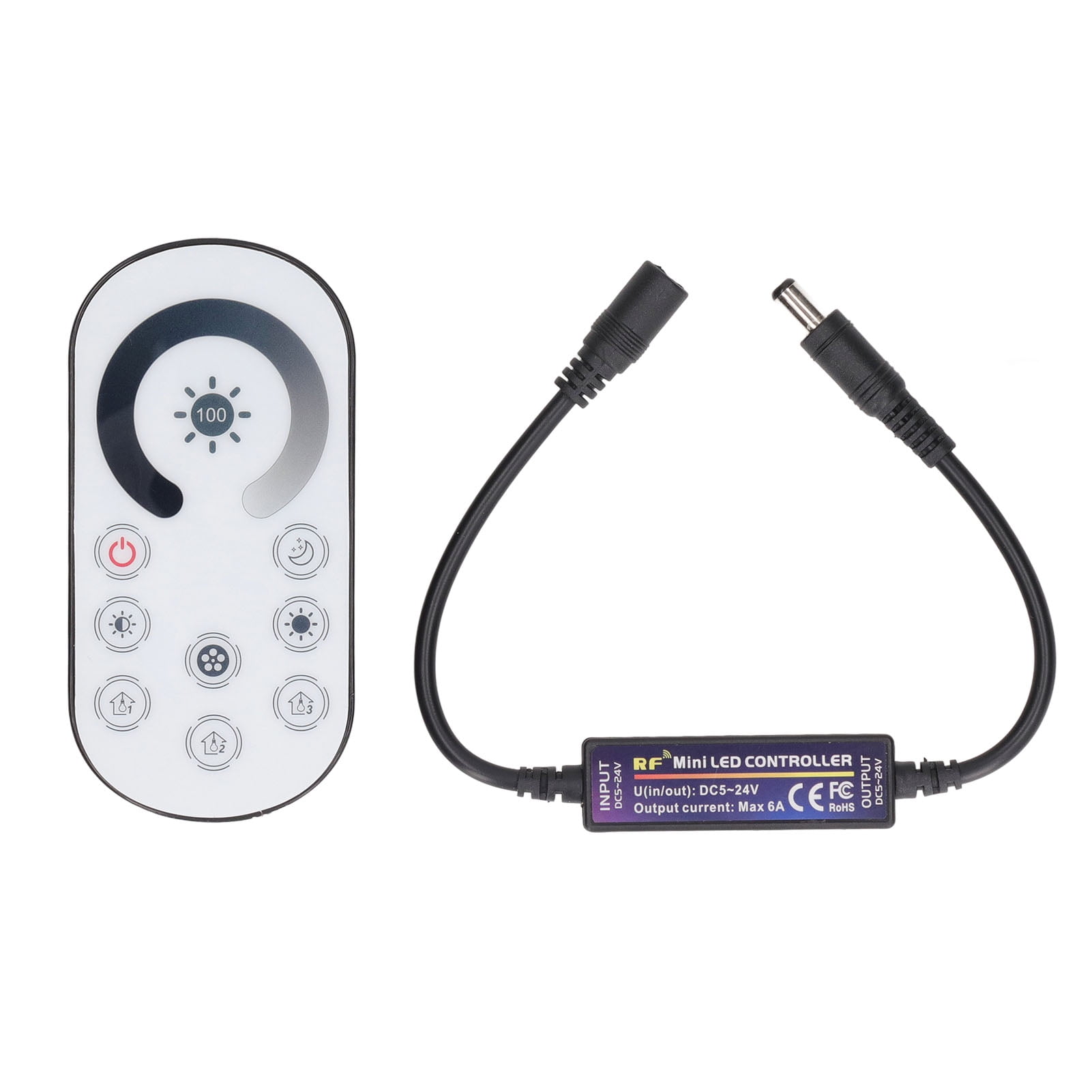 RF Full Touch Dimmer Wireless Constant Voltage LED Controller Mini ... RF Full Touch Dimmer Wireless Constant Voltage LED Controller Mini ...