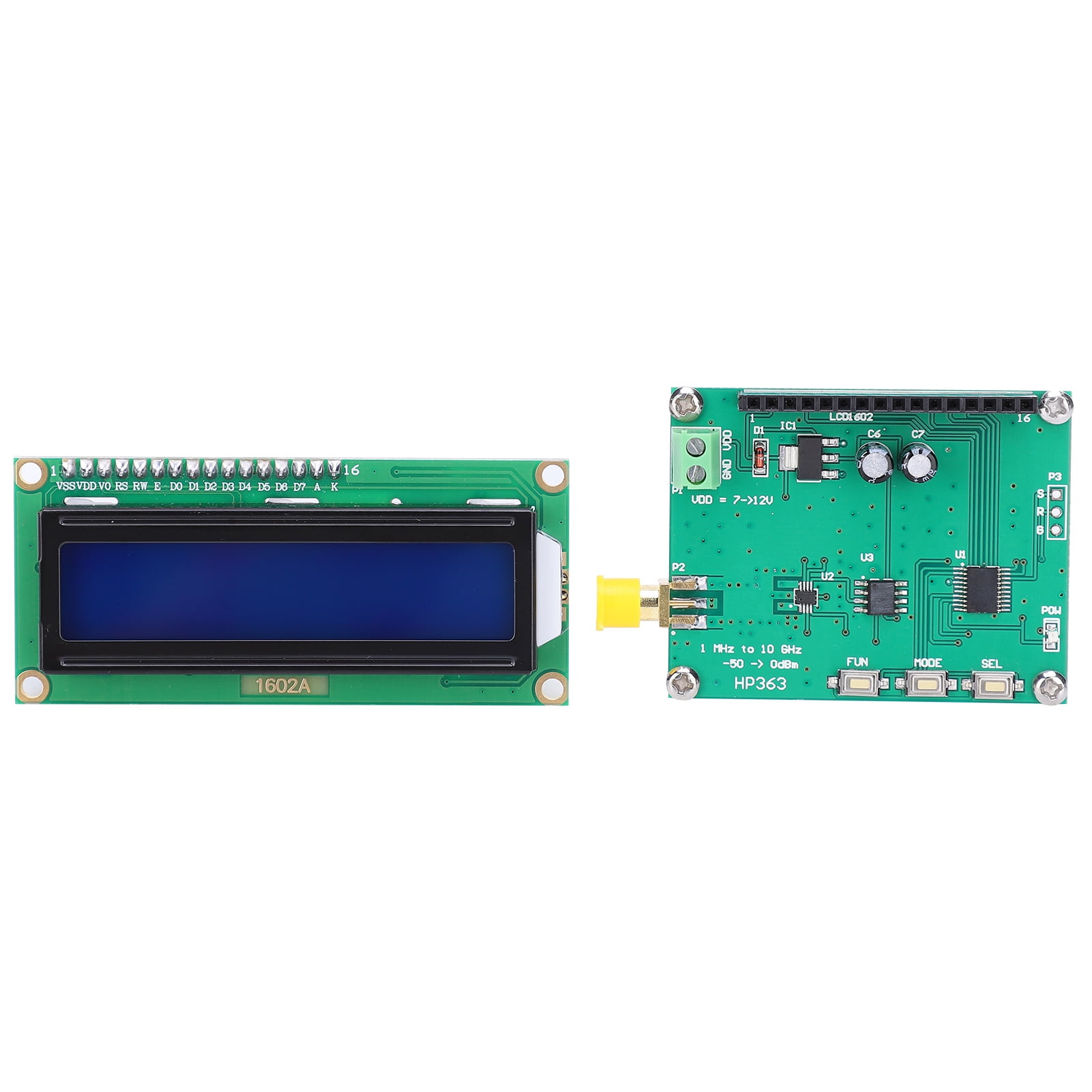 RF Power Meter 1MHz～10GHz Power Test Meter RF Power Attenuation Value ...