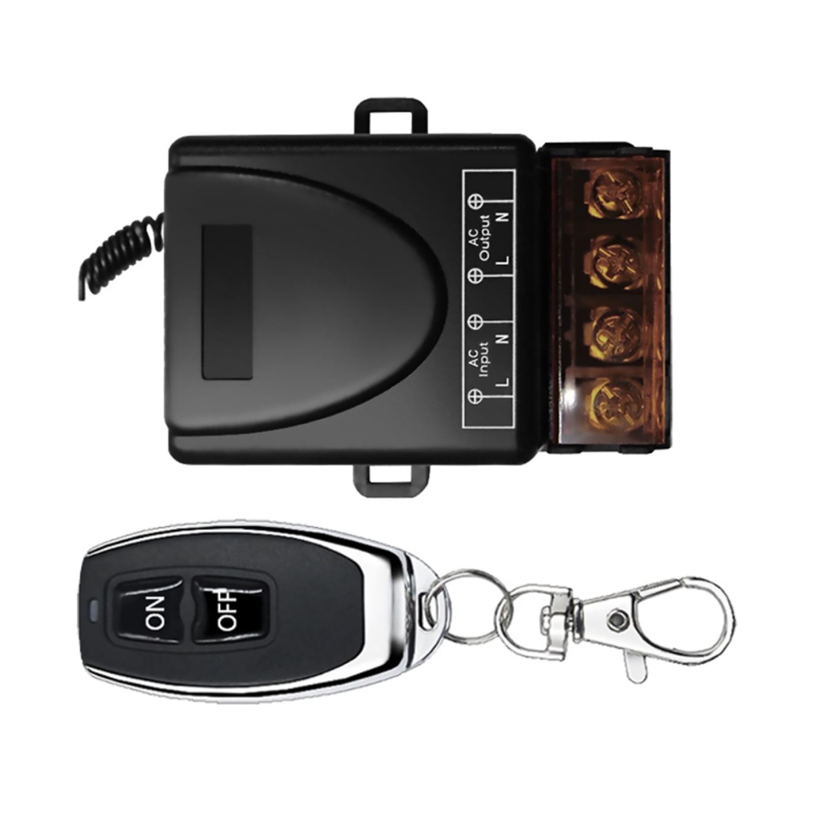 RF Relay Receiver Transmitter AC 110V 220V Wireless Car Power Remote ...