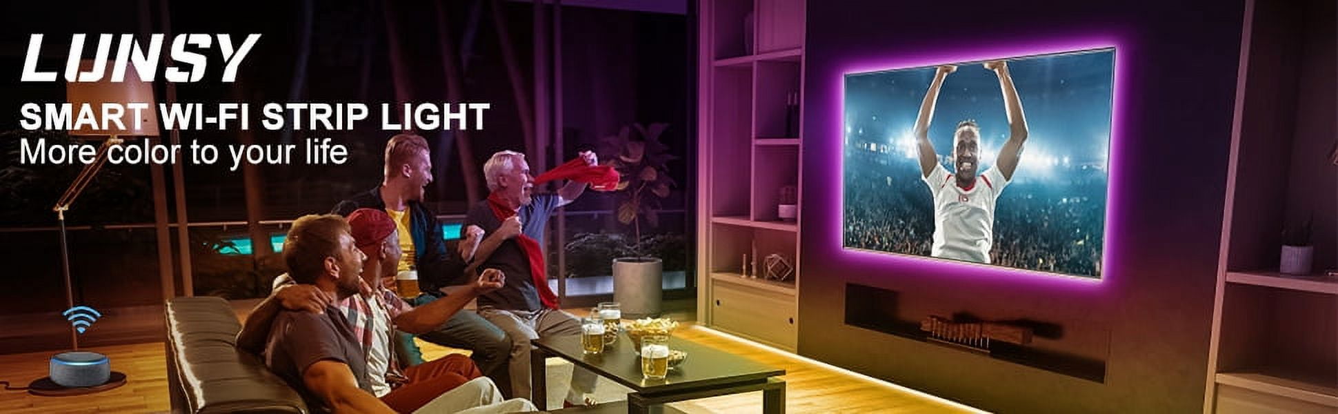 RF Remote Control LED Strip Light Set, 32.8ft/10M SMD5050 300LEDs RGB ...