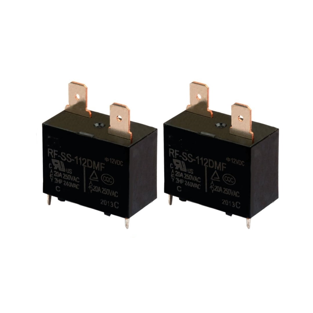 RF-SS-112DMF 12V 20A 4PINS Air Conditioner PCB Relay (2pcs) - Walmart.com