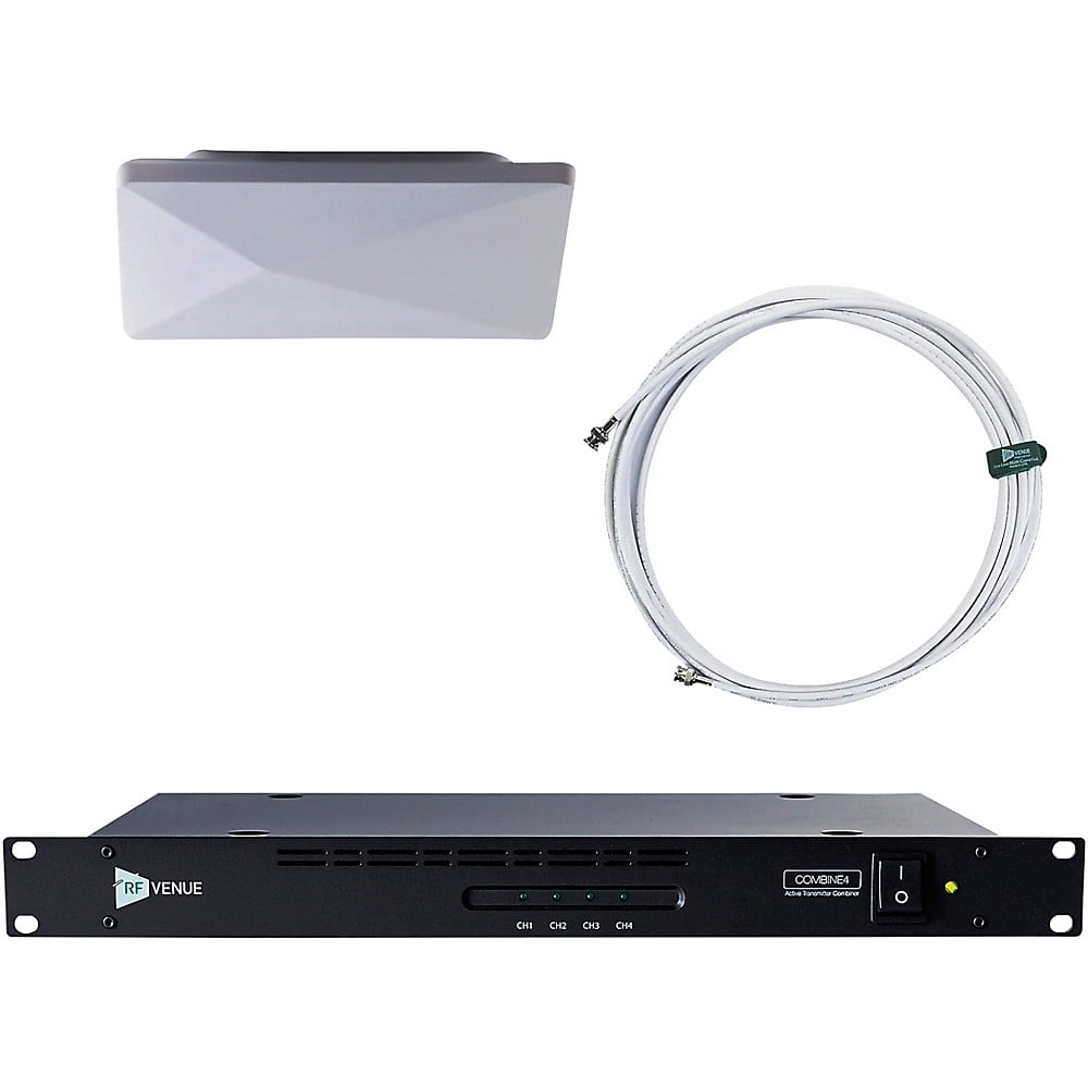 RF Venue COMB4CP-ARC IEM Transmitter Black and White - Walmart.com