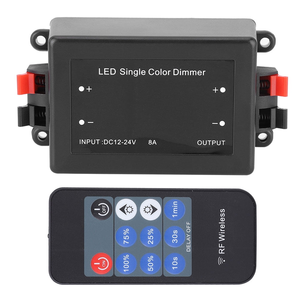 RF Wireless LED Light Single Color Dimmer Controller with 11 Buttons ...
