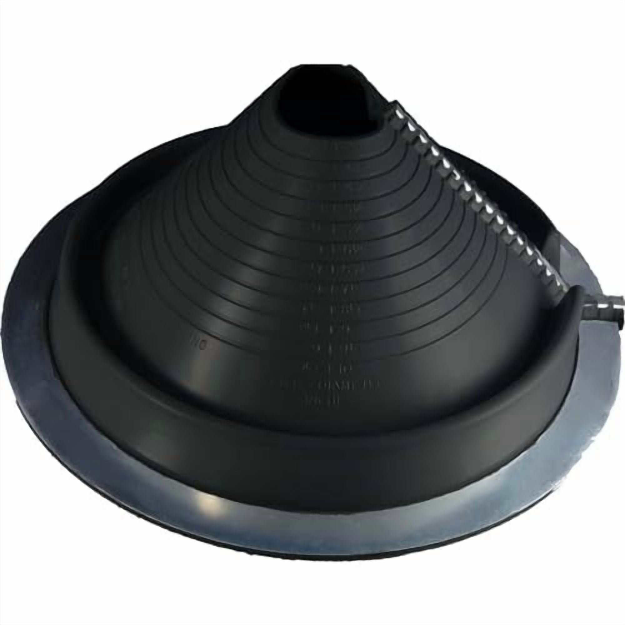RF803B (3-1/4" - 10") RETROFIT Black EPDM Flexible Pipe Flashing Dektite: Roof Jack - Pipe Boot ...