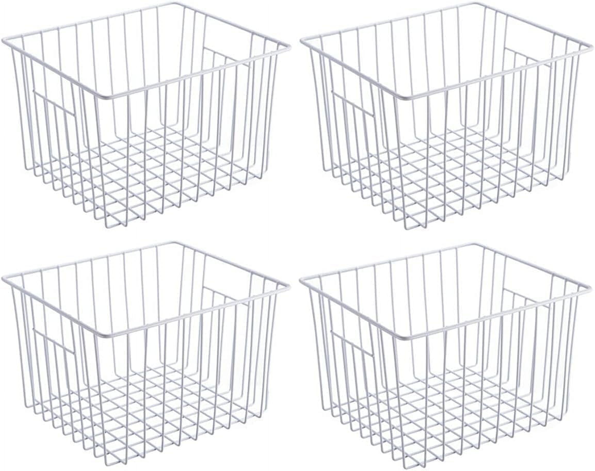 RFCUIBIJ 14" Freezer Baskets Wire Storage Baskets for Organizing Pantry ...