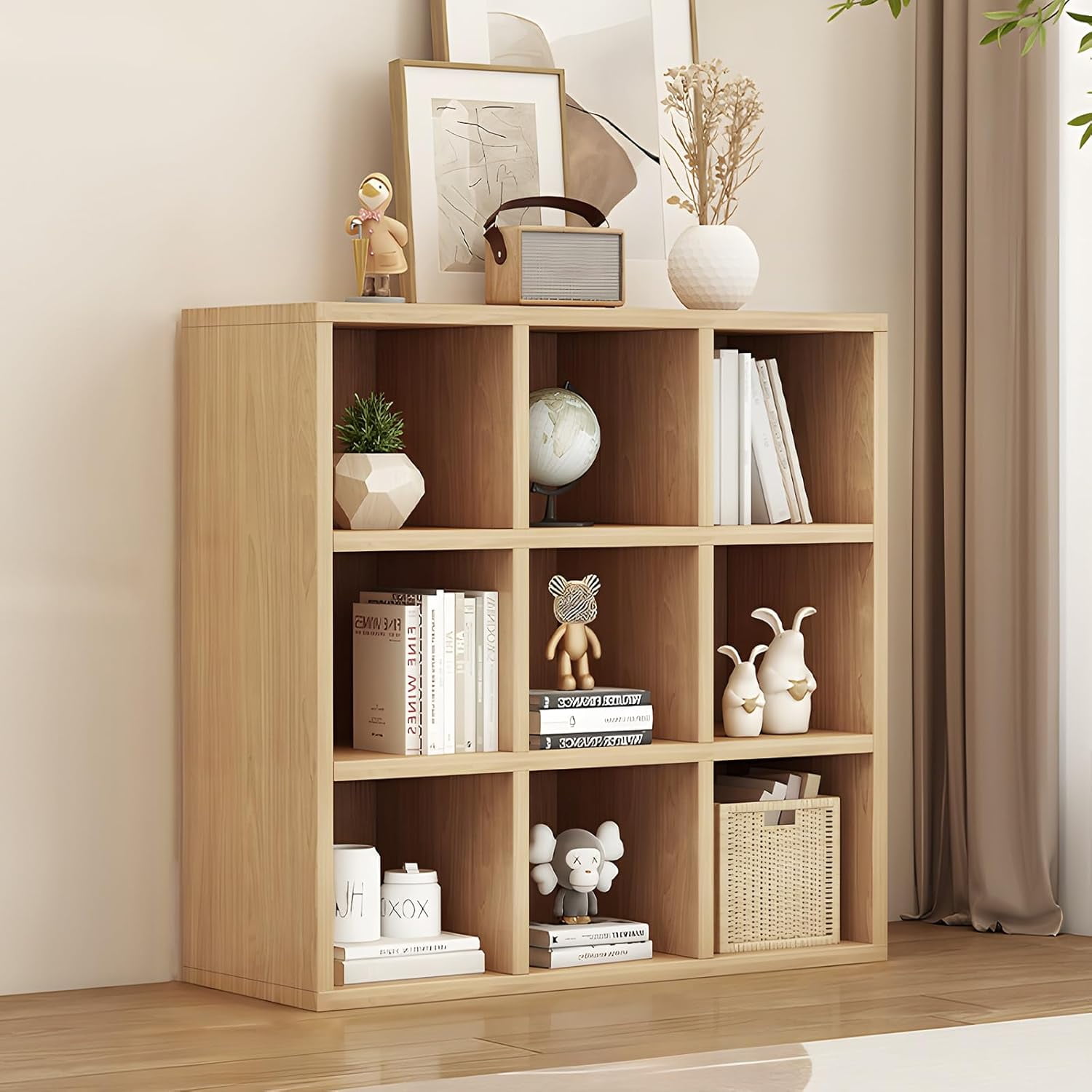 RFCUIBIJ 6 Cube Storage Organizer Wood Cubby Storage Organizer Open ...