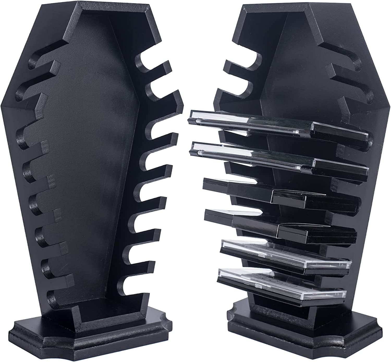 RFCUIBIJ Coffin Eyeshadow Palette Organizer - Spooky Halloween Decor ...