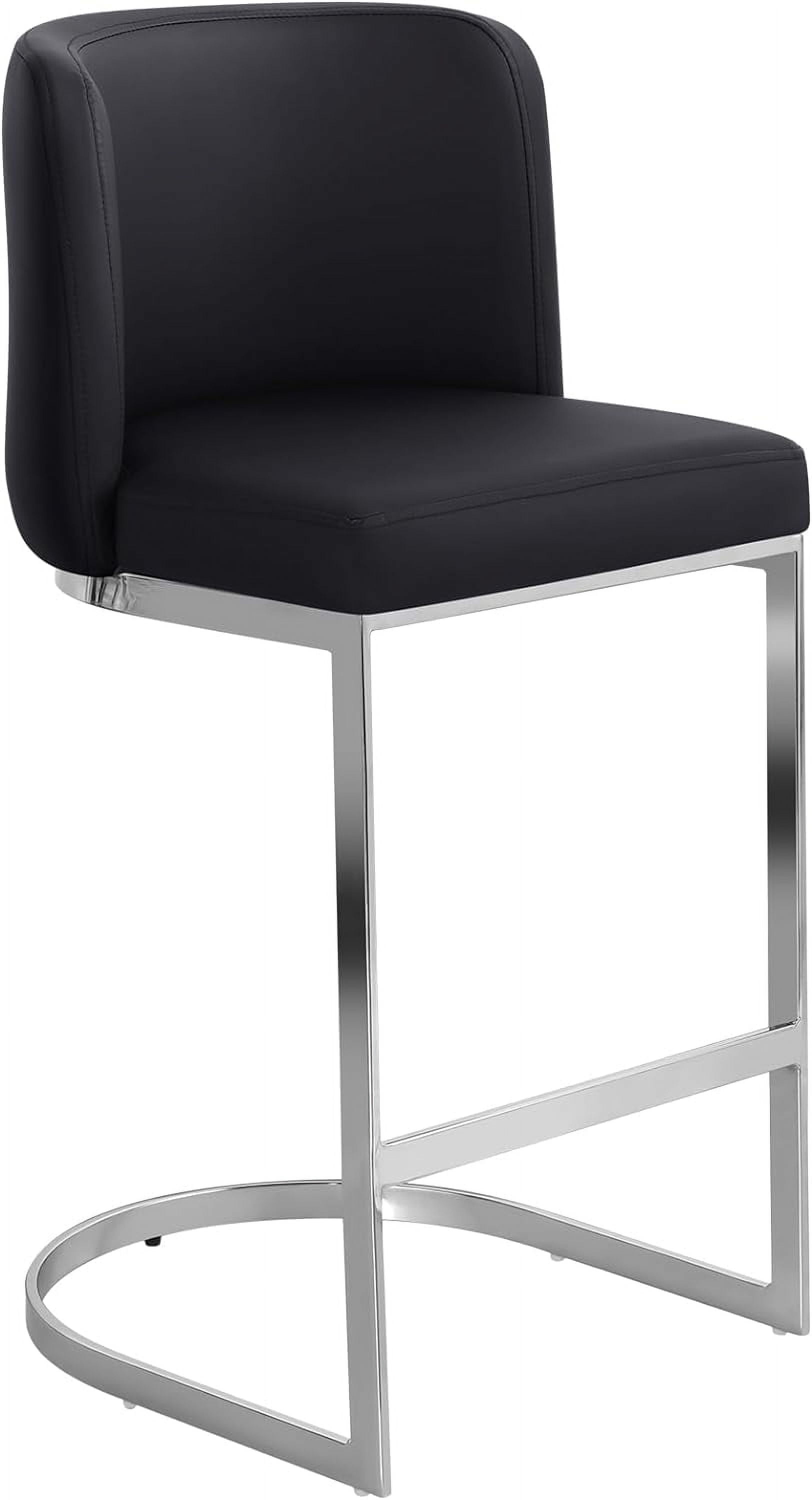 RFCUIBIJ Counter Height Bar Stools Modern 26" Counter Stools with Back ...