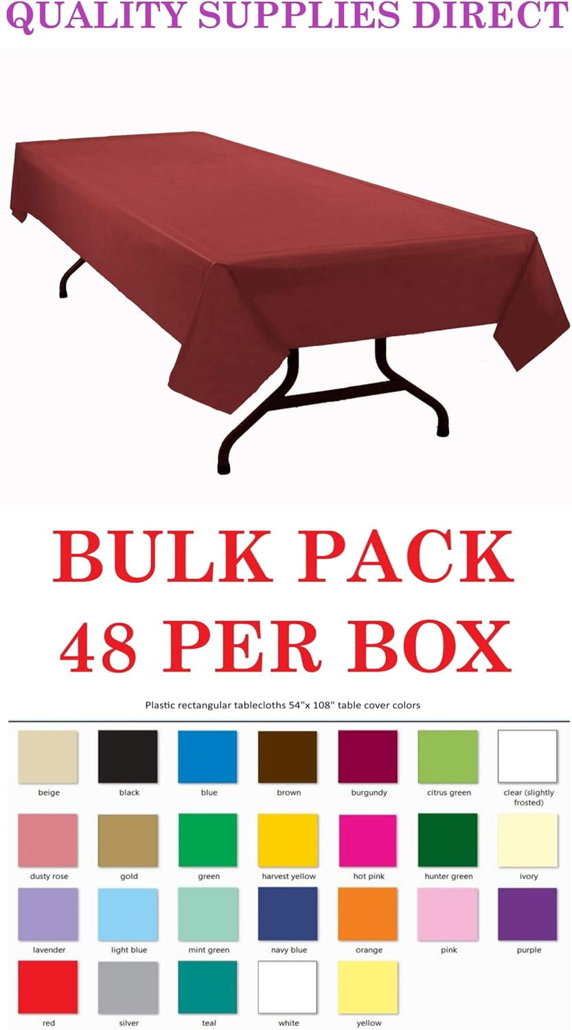 RFCUIBIJ Gold Tablecloth Roll-300 Feet Long (26 Diffrent Colors) - NO ...