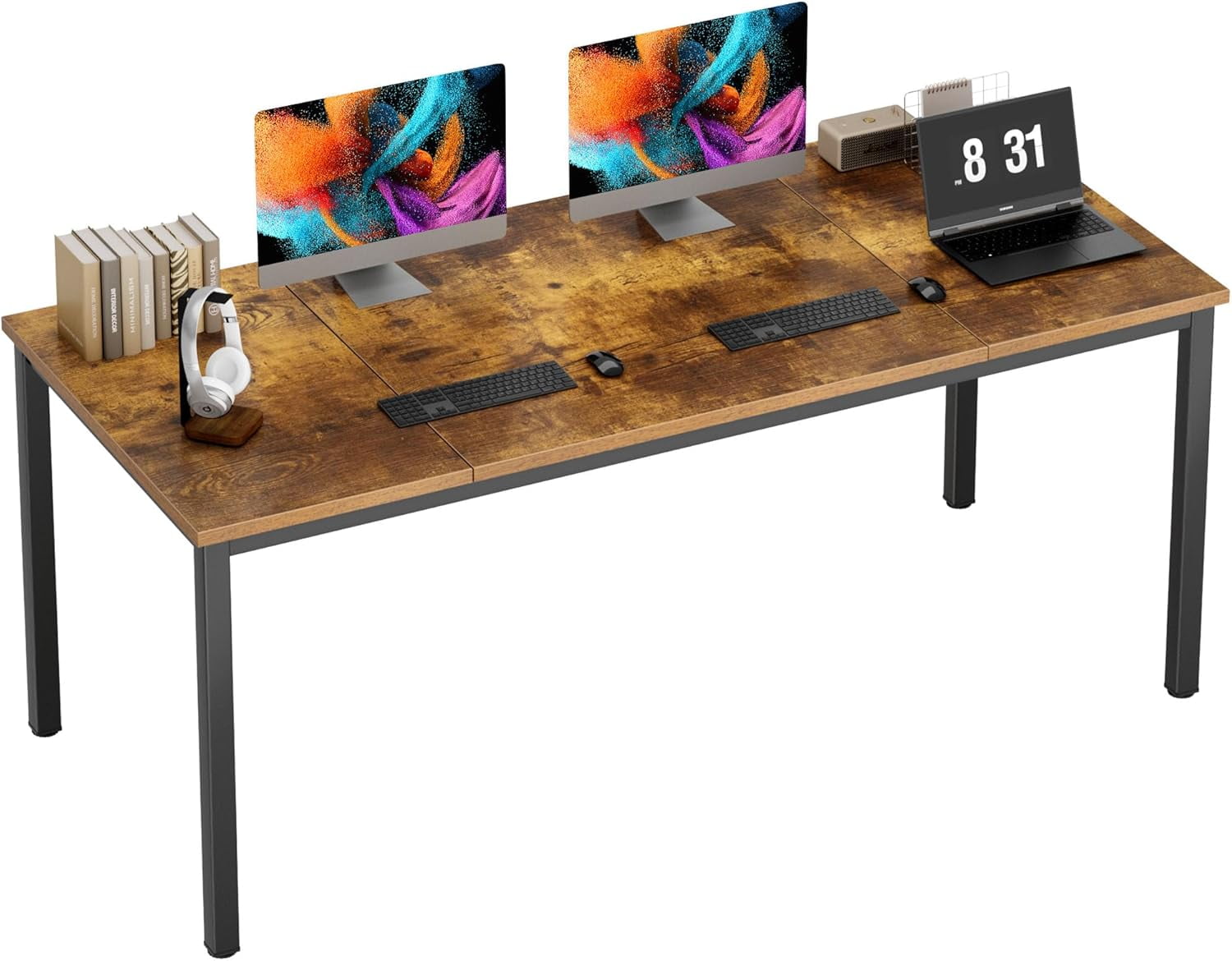 RFCUIBIJ Small Computer Desk - 39 3/8" Inches Heavy Duty Writing Desks ...