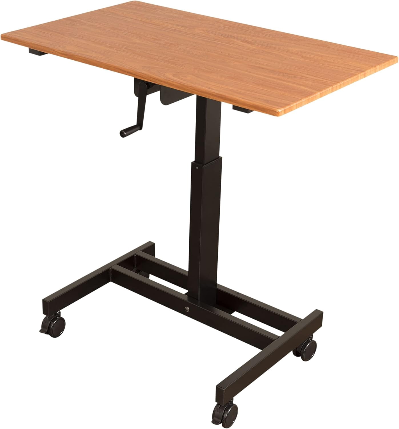 RFCUIBIJ Stand Up Desk Store Crank Adjustable Height Single Column ...