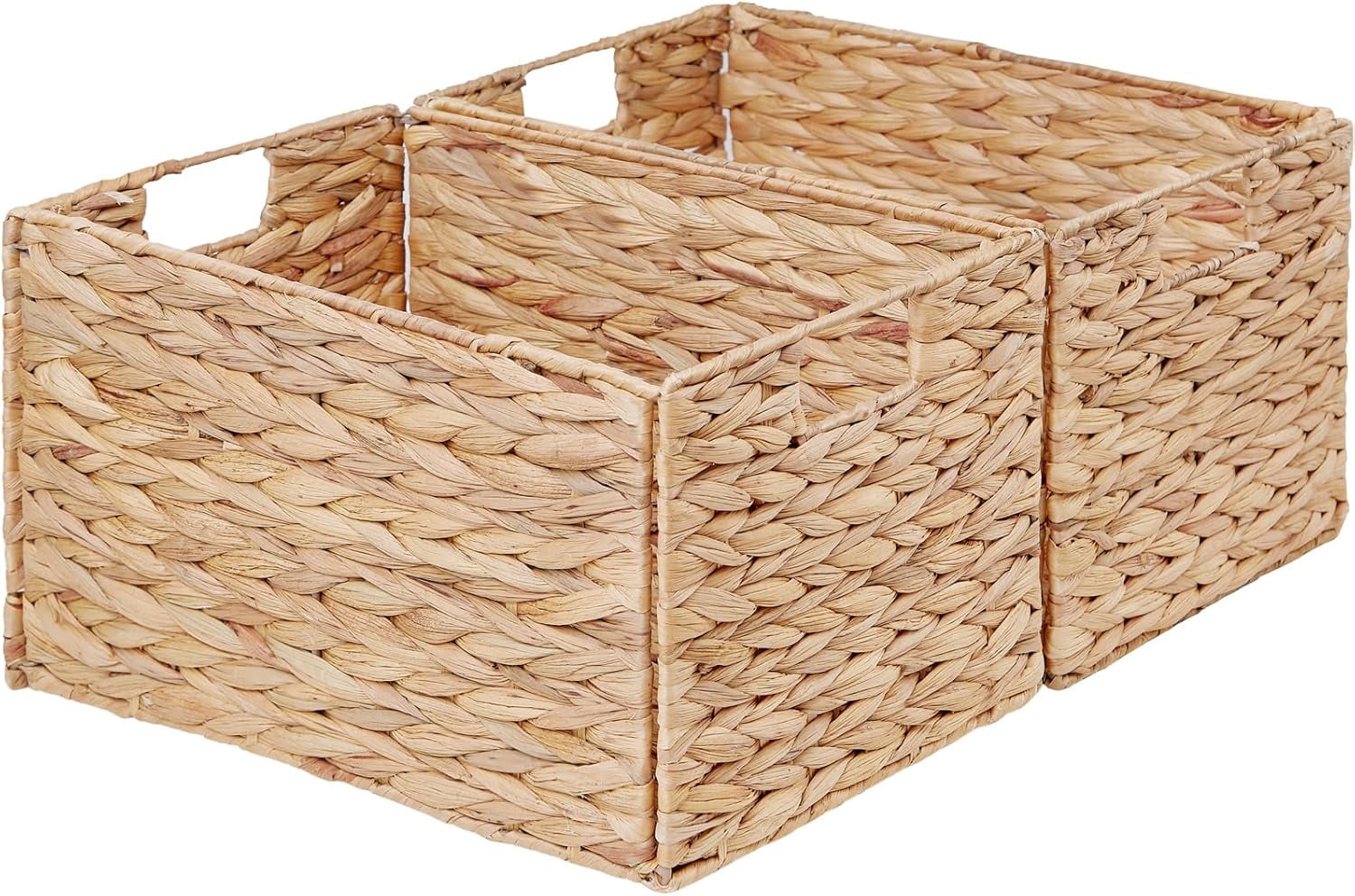 RFCUIBIJ Wicker Storage Basket Hand-Woven Storage Baskets for ...