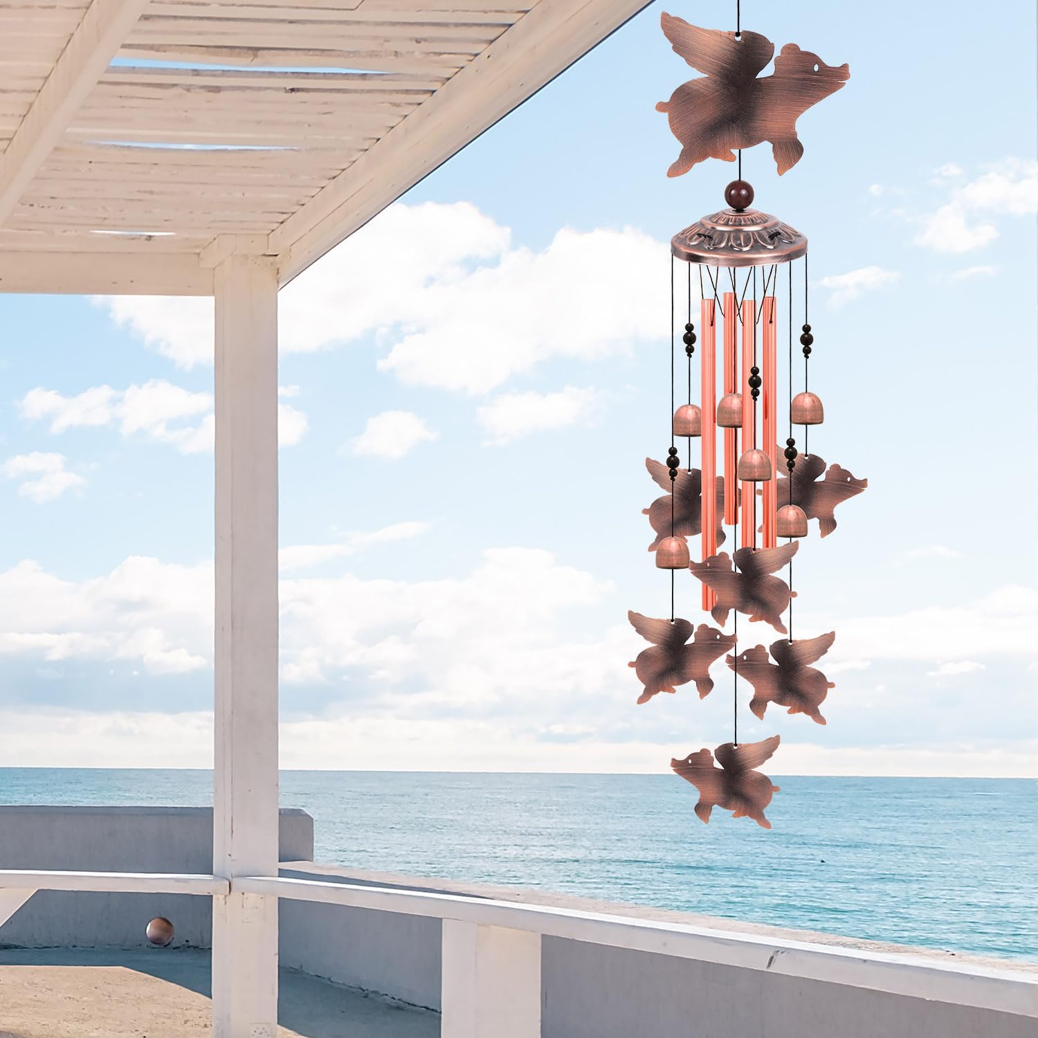 RFGBRG-Outdoor Flying Pigs Wind Chimes, Gifts for Mom & Grandma ...