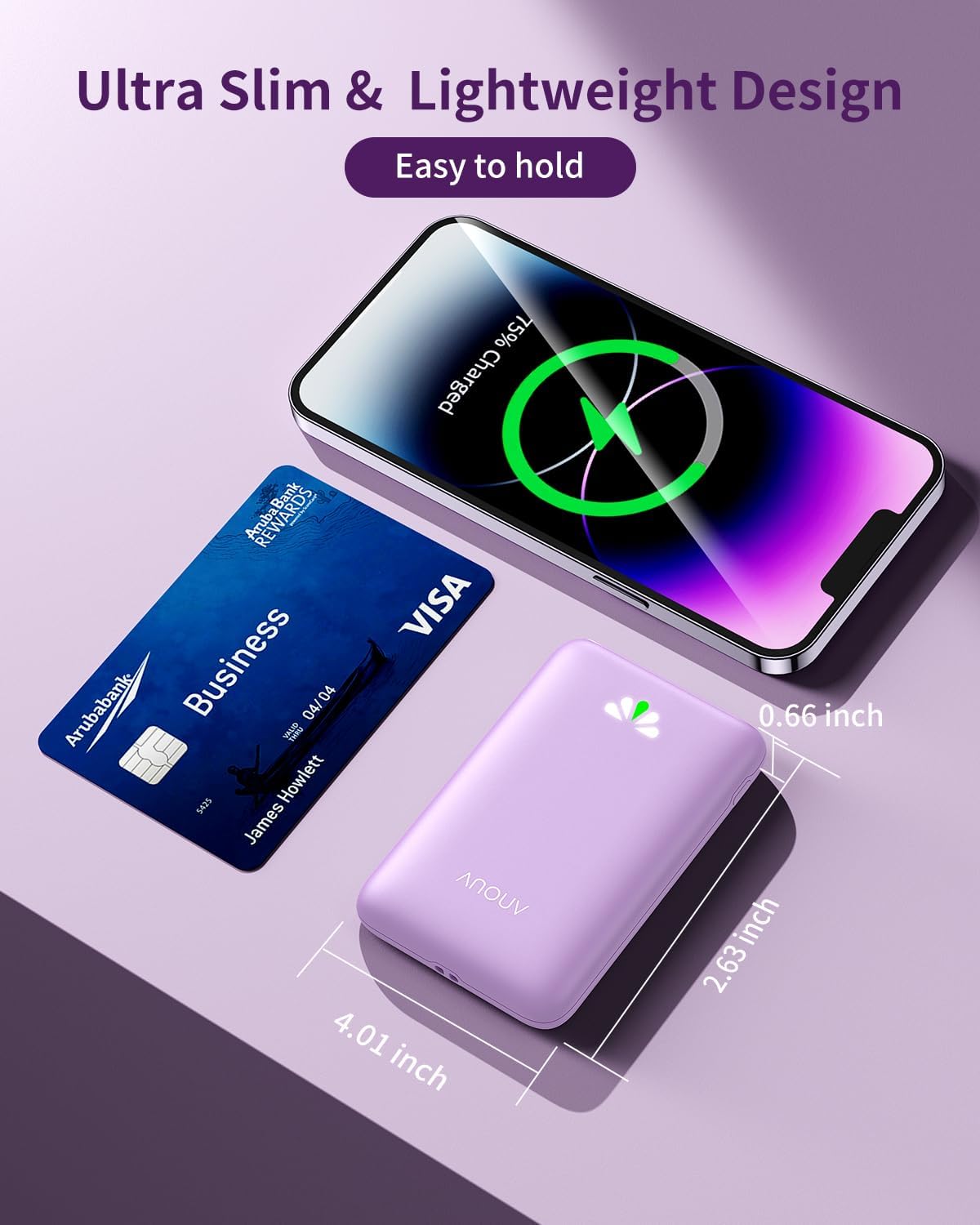 RFGBRG-Portable Charger Mini Power Bank 10000mAh, PD 22.5W Fast ...