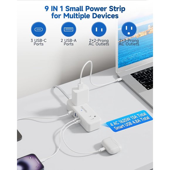 Ultra Thin Extension Cord