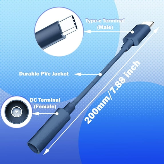 RFGBRG-Starlink Mini USB-C to DC Power Adapter Cable (0.2m ...
