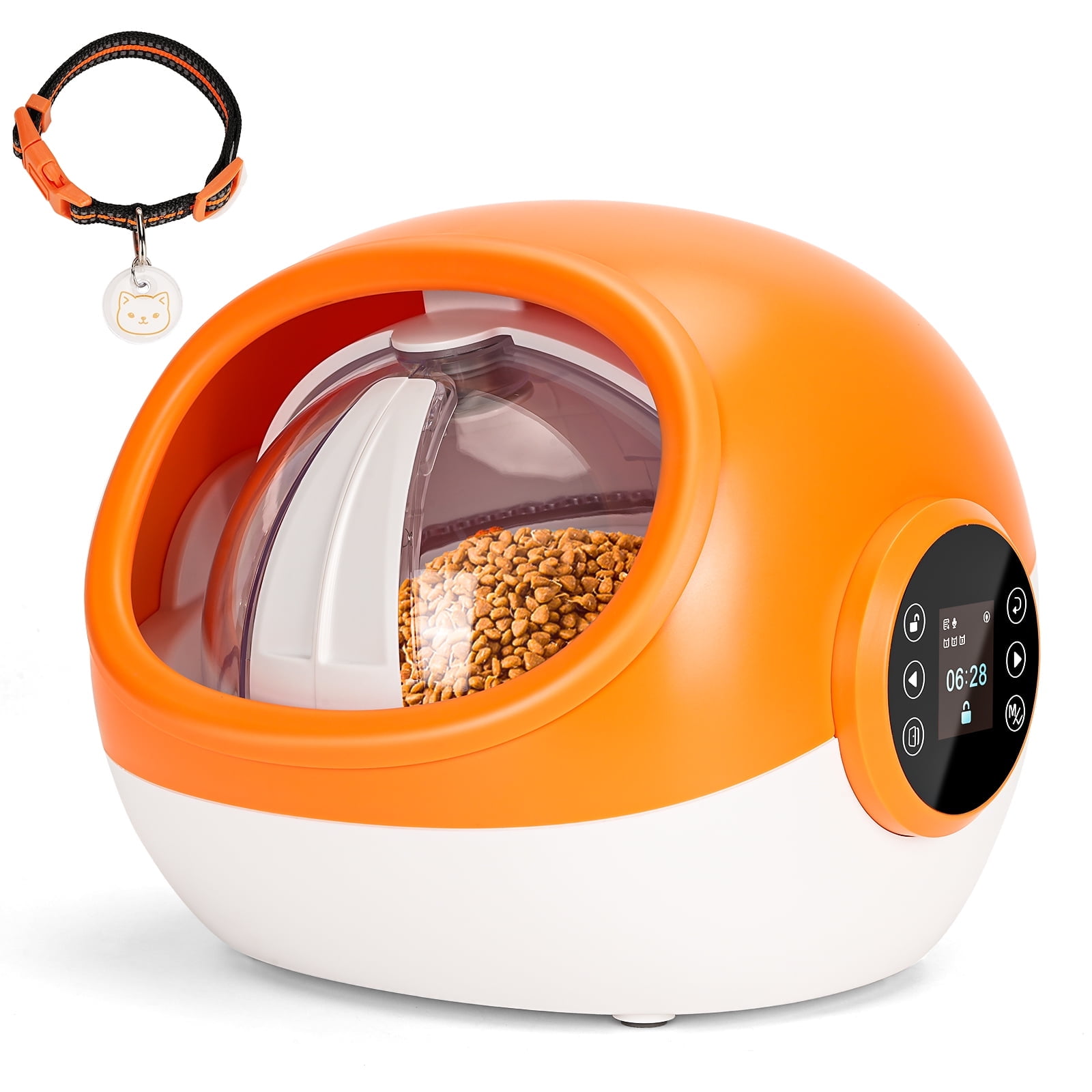 RFID Automatic Cat Feeder with Collar Sensor, Timed Auto Pet Feeder for ...
