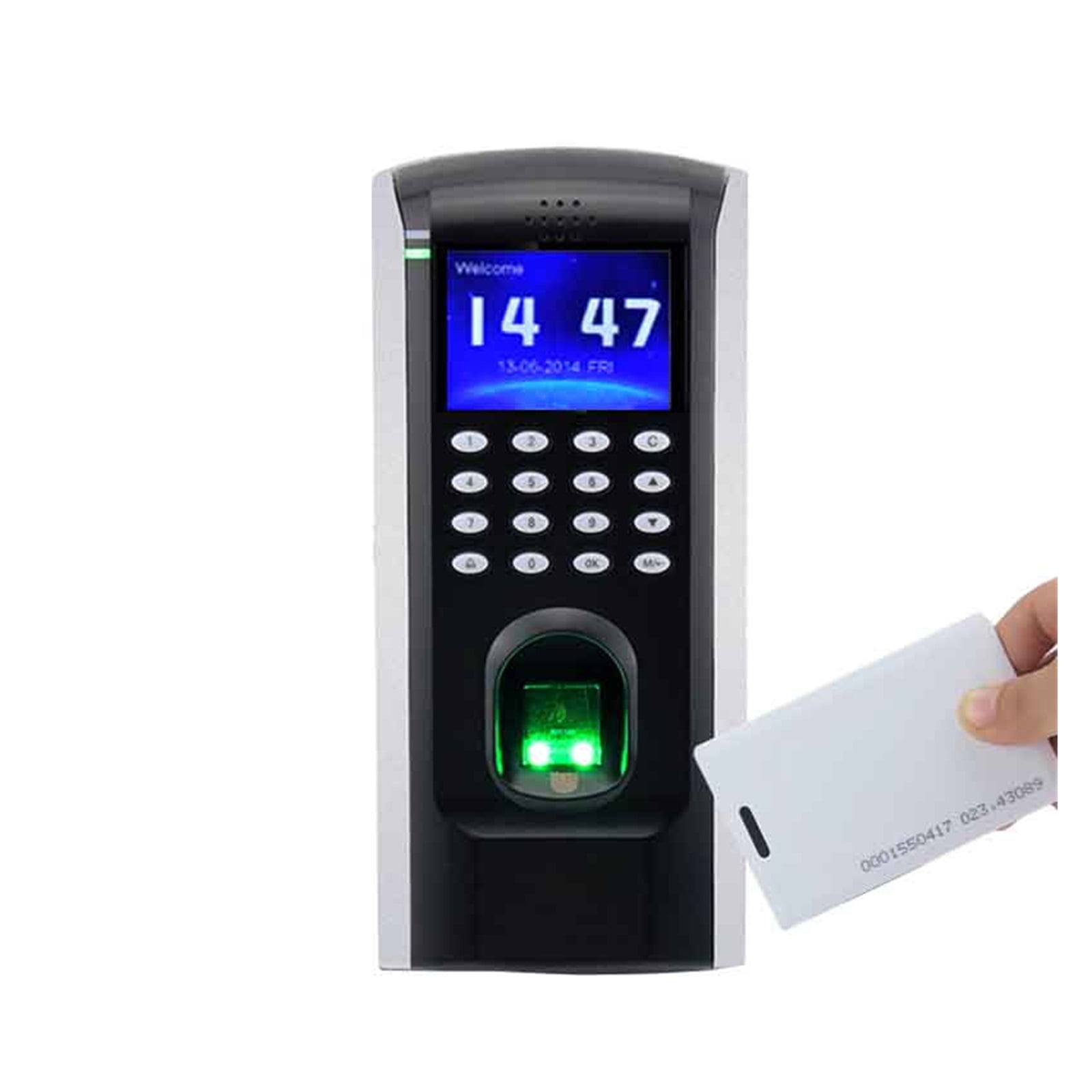 RFID Biometric Fingerprint Access Control And Time Attendance ZK SF200 ...