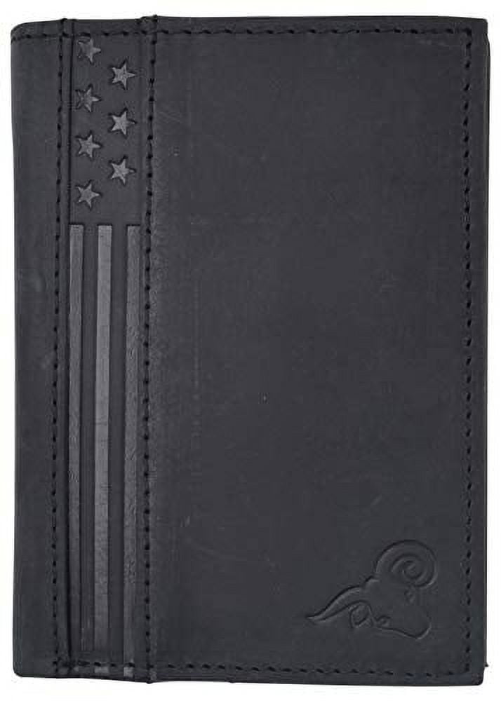 RFID Blocking Bifold USA Wallet For Men Leather Extra Capacity Mens ...