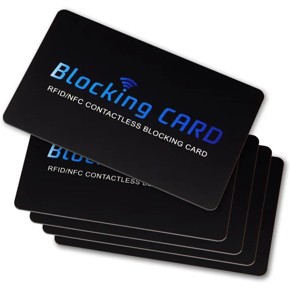 RFID Blocking Card, Contactless NFC Debit Credit Card Passport ...