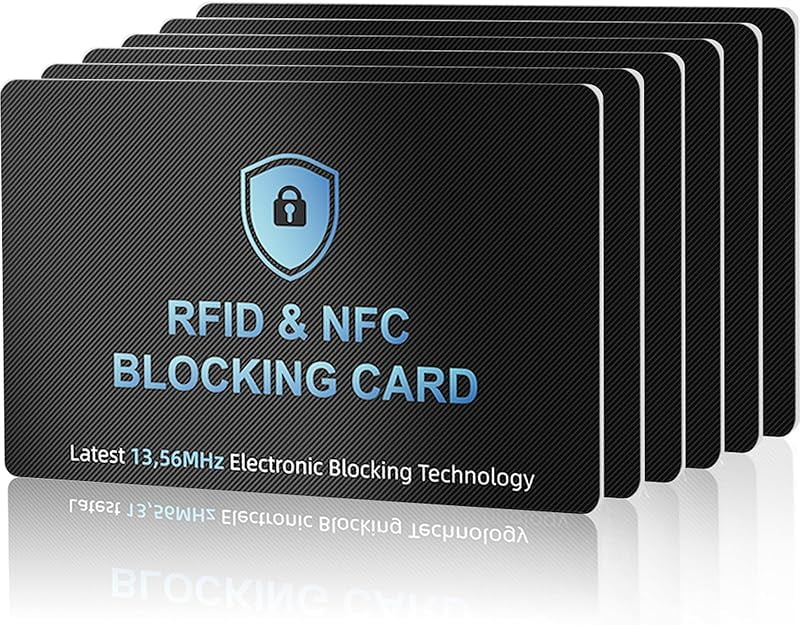 RFID Blocking Card, NFC Debit Credit Card Passport Protector, Entire ...